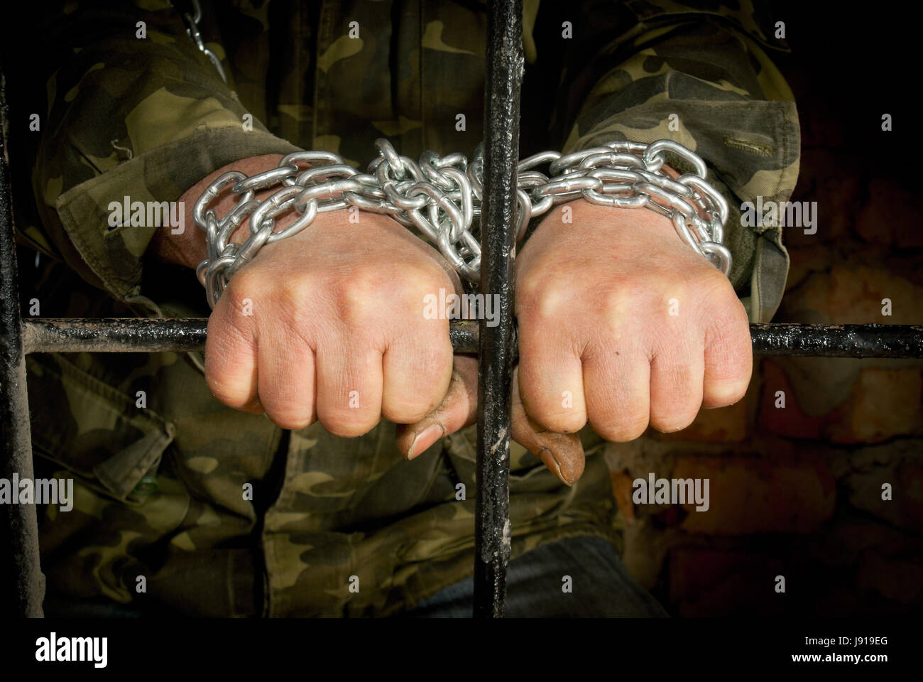 hand, hands, human, human being, person, chain, closed, brig, jail ...