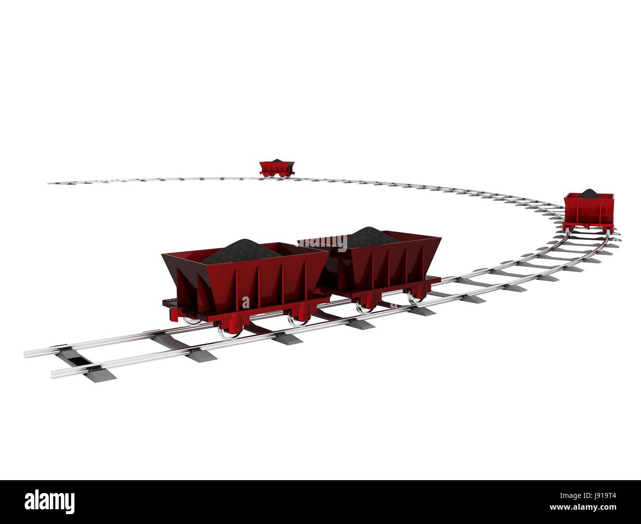 Rolling cart into truck hi-res stock photography and images - Alamy