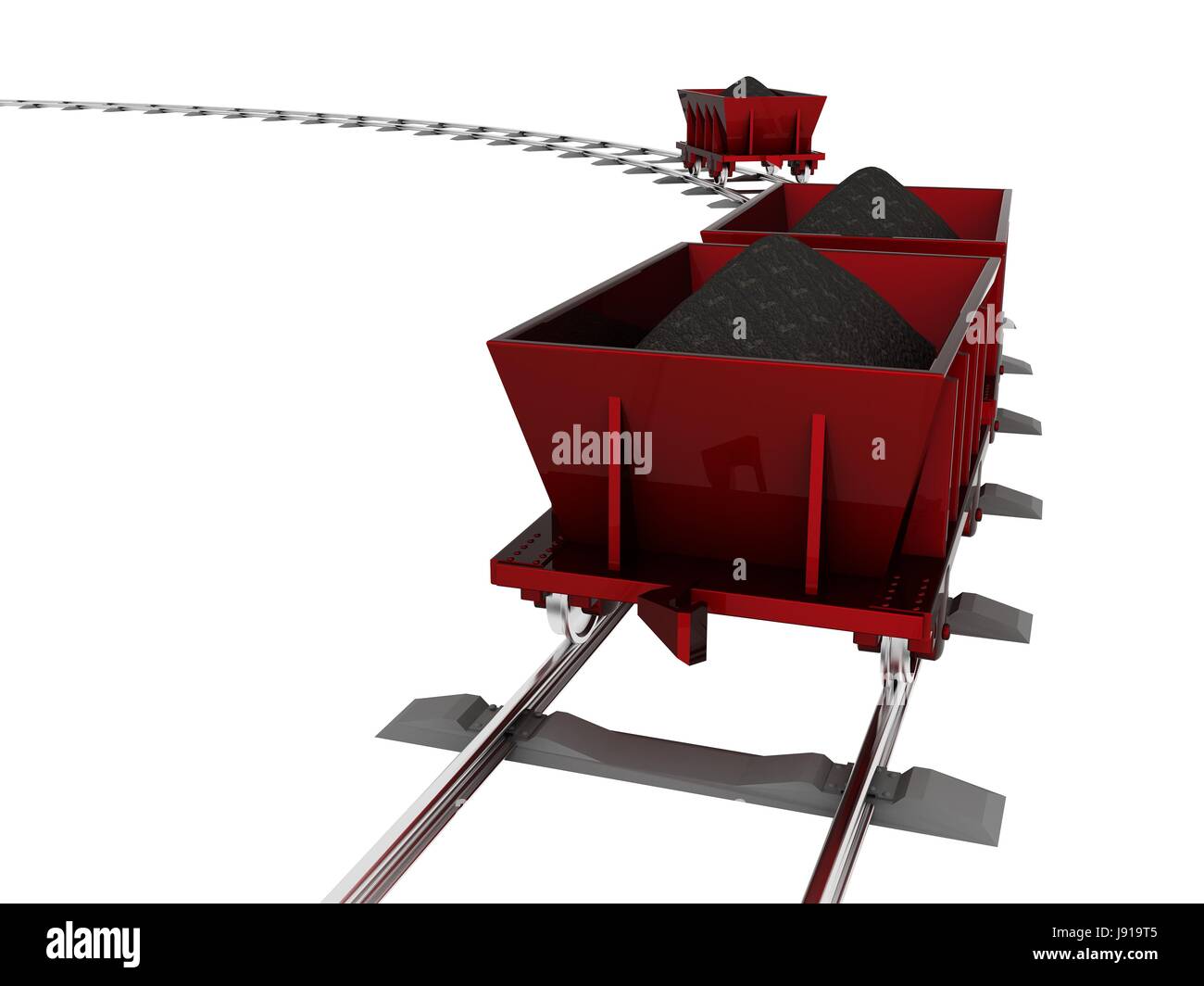 Rolling cart into truck hi-res stock photography and images - Alamy