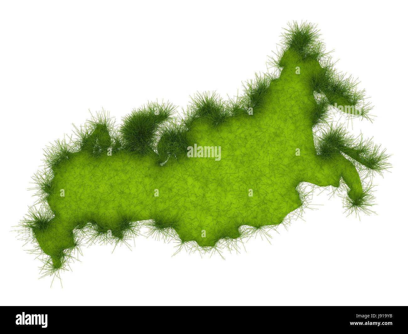 isolated, colour, green, illustration, russia, geography, color, render ...
