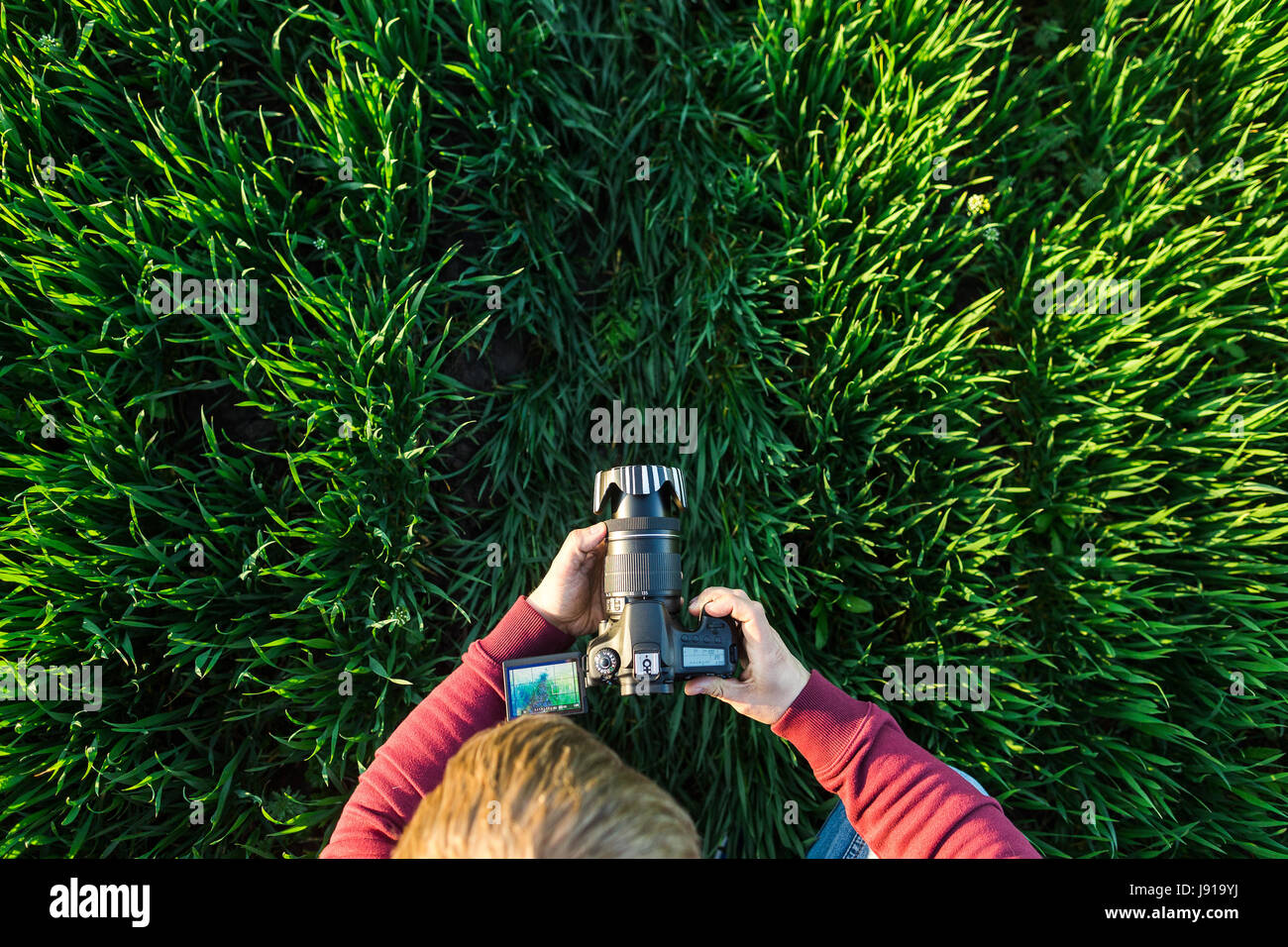 fascinating photography and process of shooting concept - male man ...