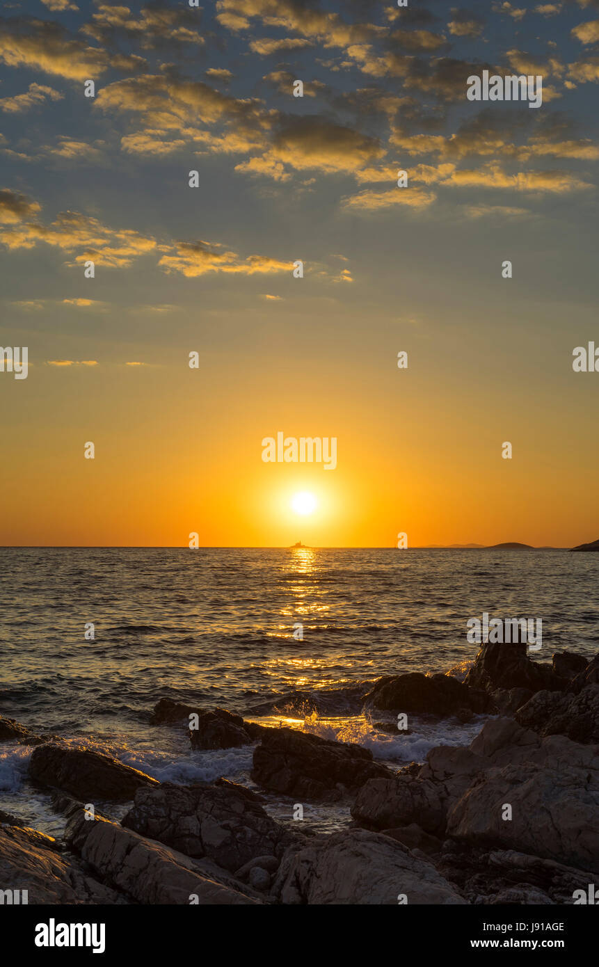 Croatia Seascape. Beautiful nature and landscape photo of Adriatic Sea ...