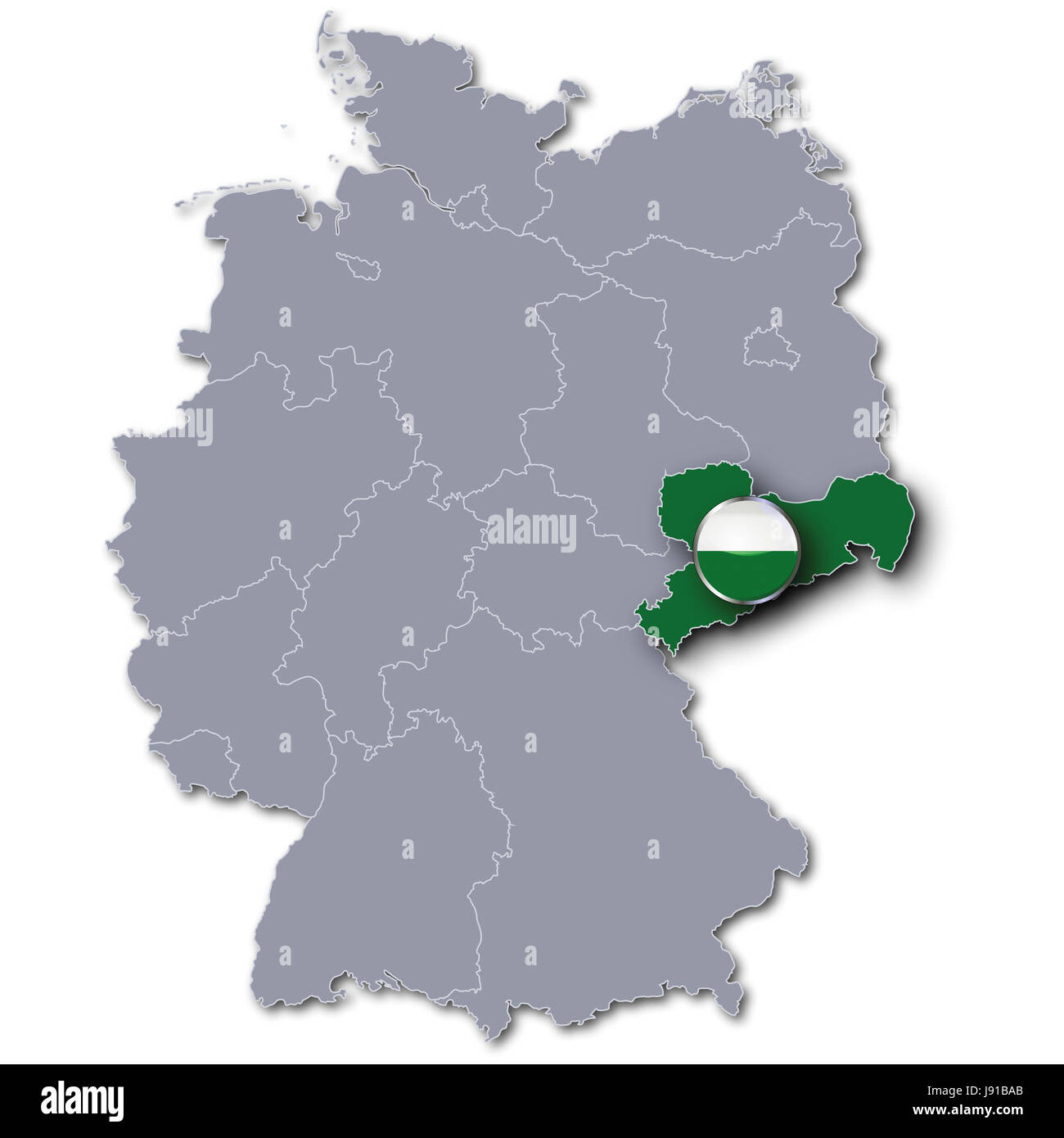 Zwickau map hi-res stock photography and images - Alamy