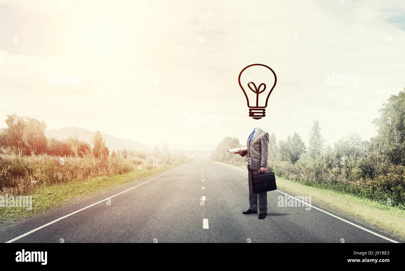 Man of creative ideas Stock Photo - Alamy