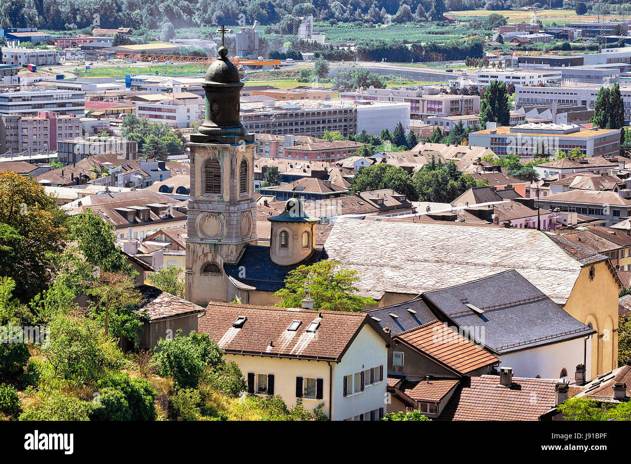 Sion cathedral valais hi-res stock photography and images - Alamy