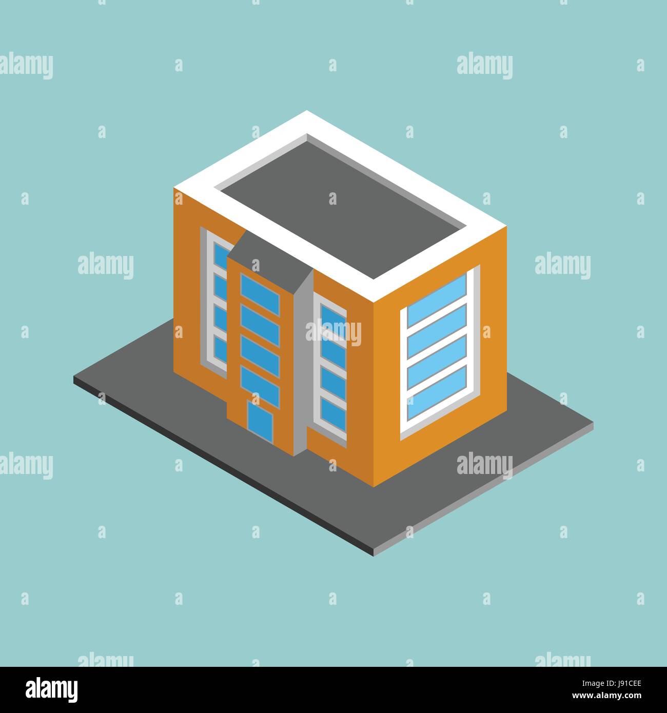 isometric building icon Stock Vector Image & Art - Alamy