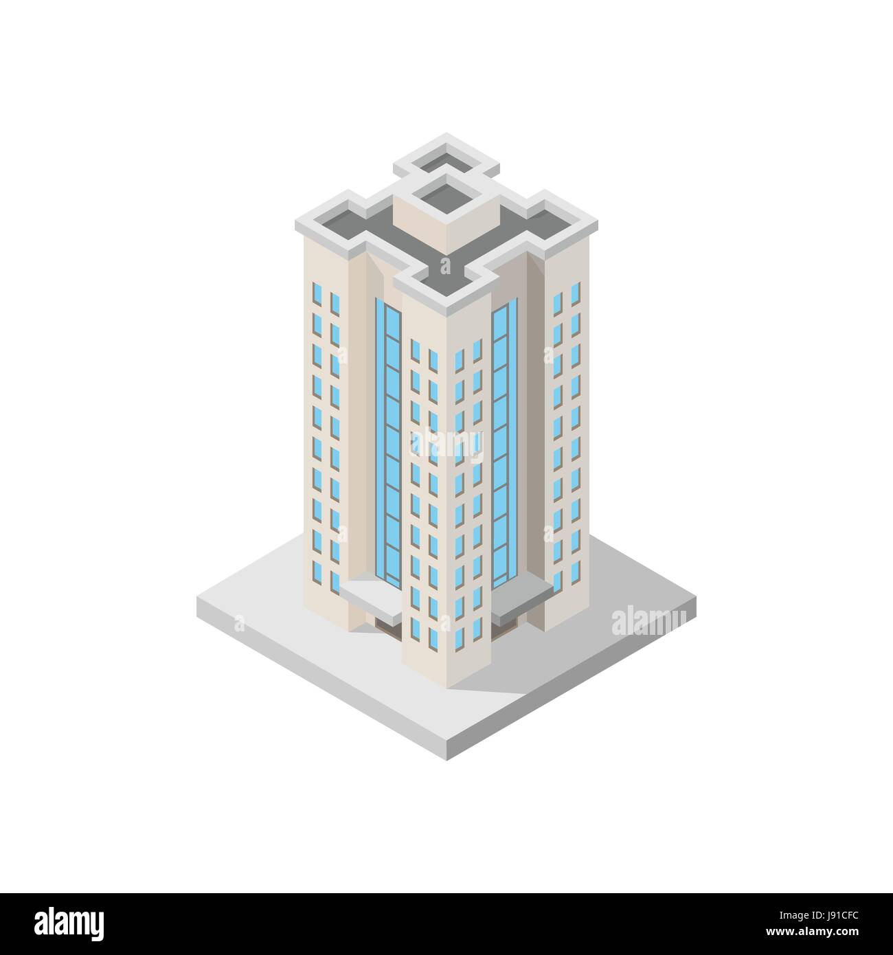 isometric building icon Stock Vector Image & Art - Alamy