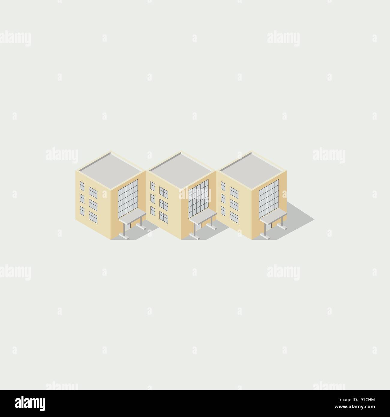 isometric building icon Stock Vector Image & Art - Alamy