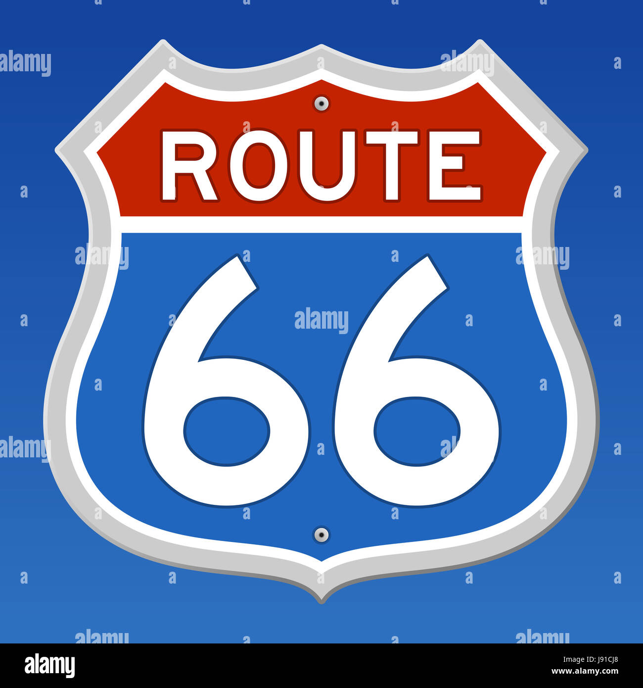 sign, signal, blue, isolated, usa, route, road, street, white, sign ...