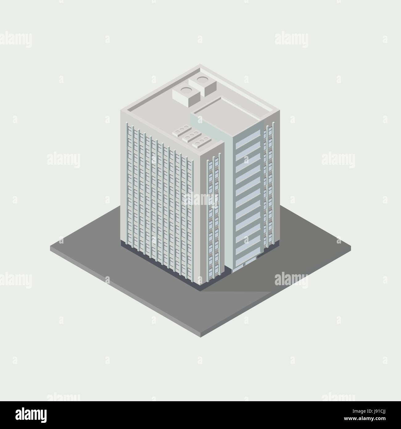Vector isometric house icon Stock Vector Images - Alamy