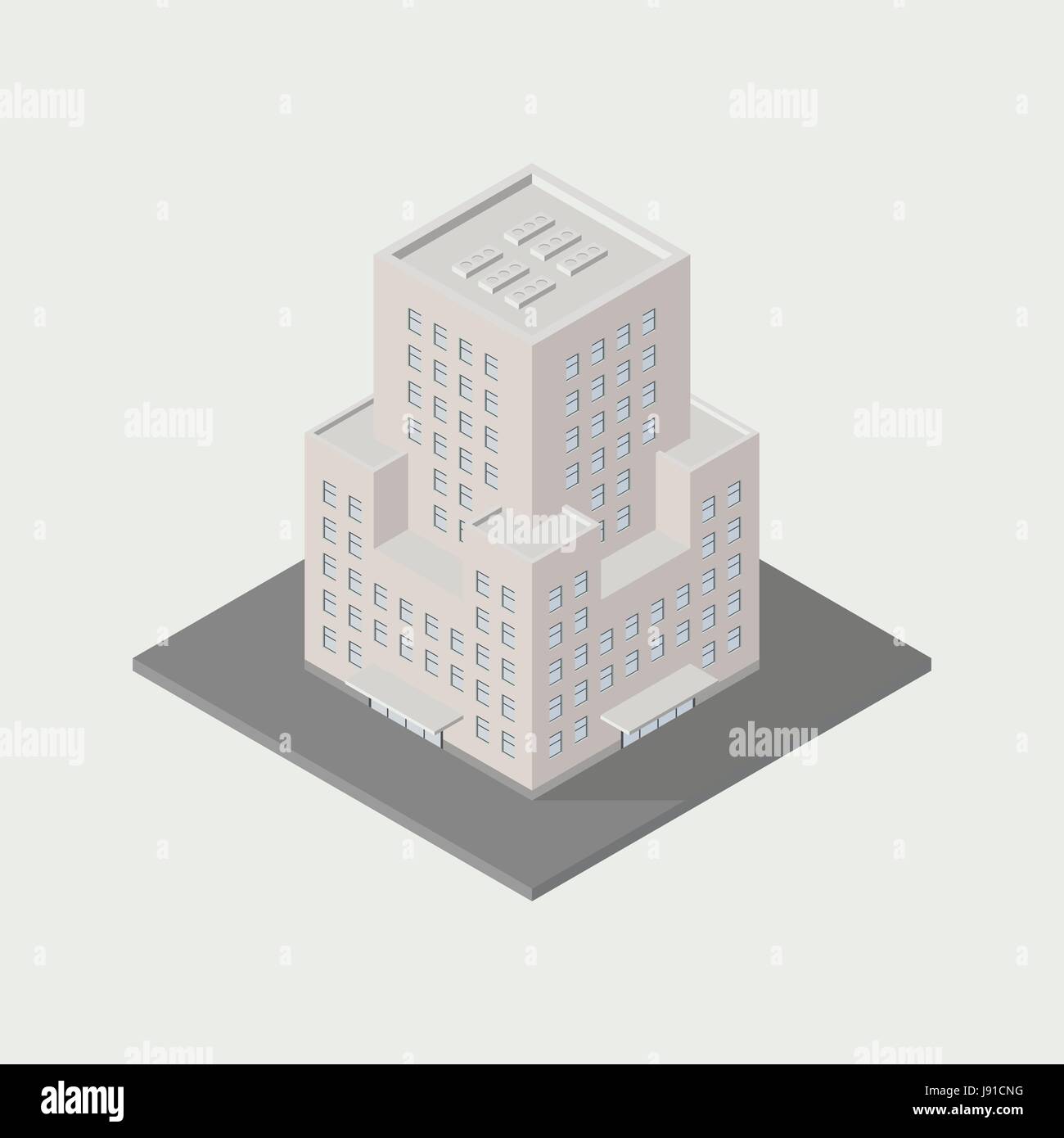 Isometric building hi-res stock photography and images - Alamy