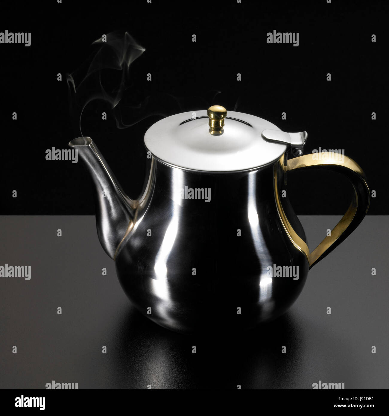 metal, bright, shiny, container, teapot, coffee-pot, harness, shine ...