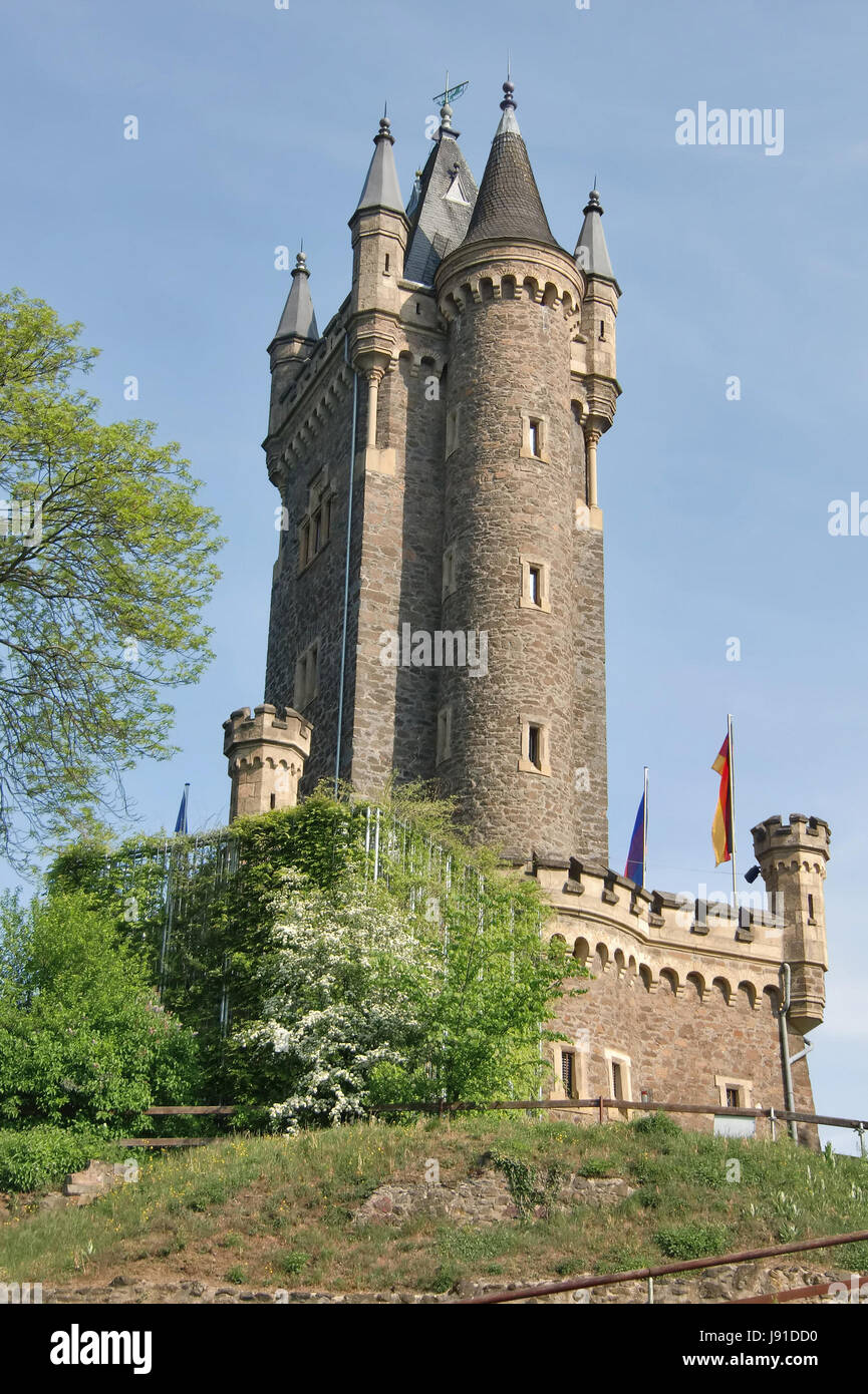 tower, germany, german federal republic, tower, historical, monument ...