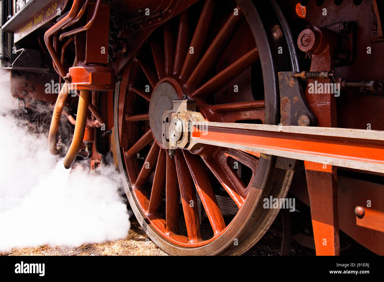 steam locomotive wheels Stock Photo - Alamy