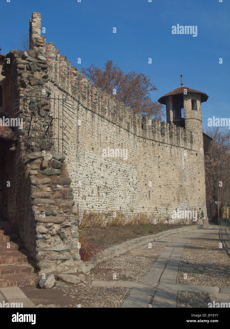 medieval, italia, castle, italy, chateau, vintage, style of ...