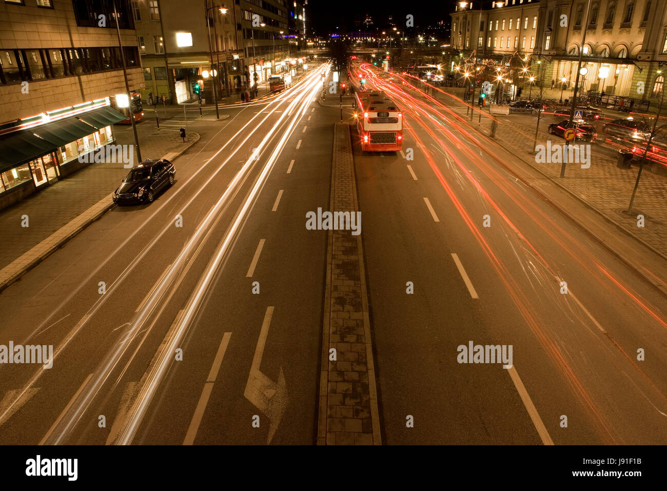travel, city, town, city life, traffic, transportation, night ...