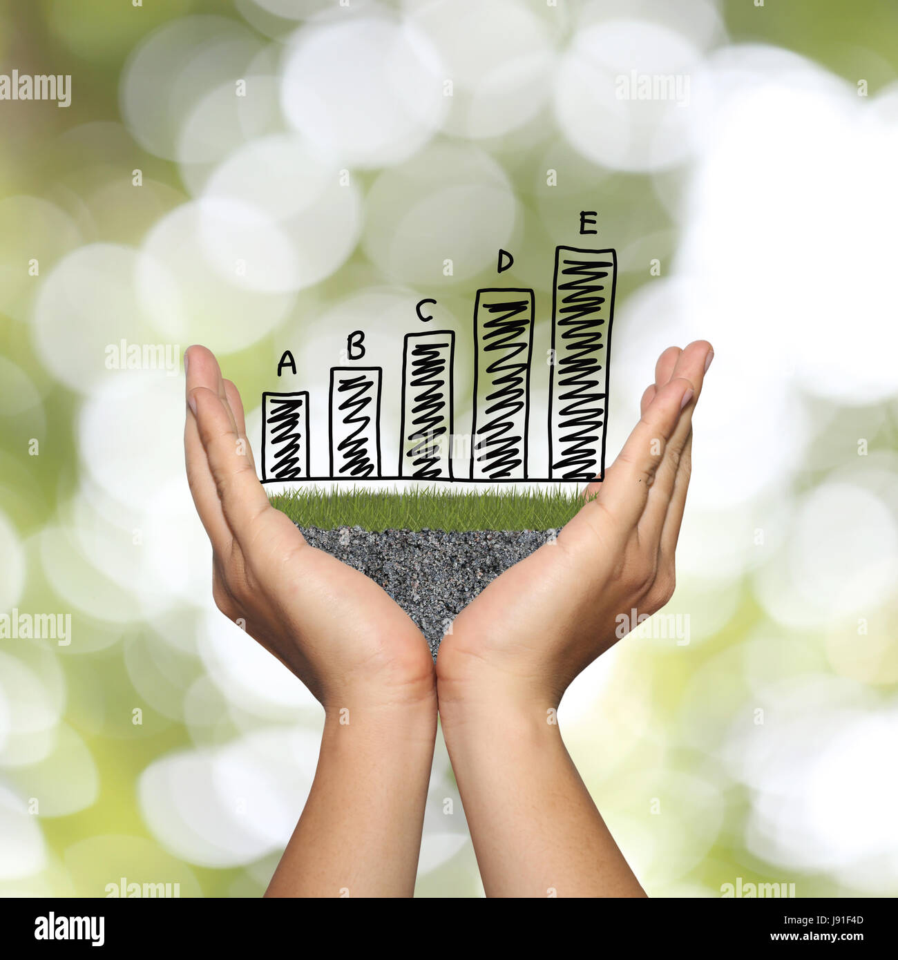 Growth hand hi-res stock photography and images - Alamy