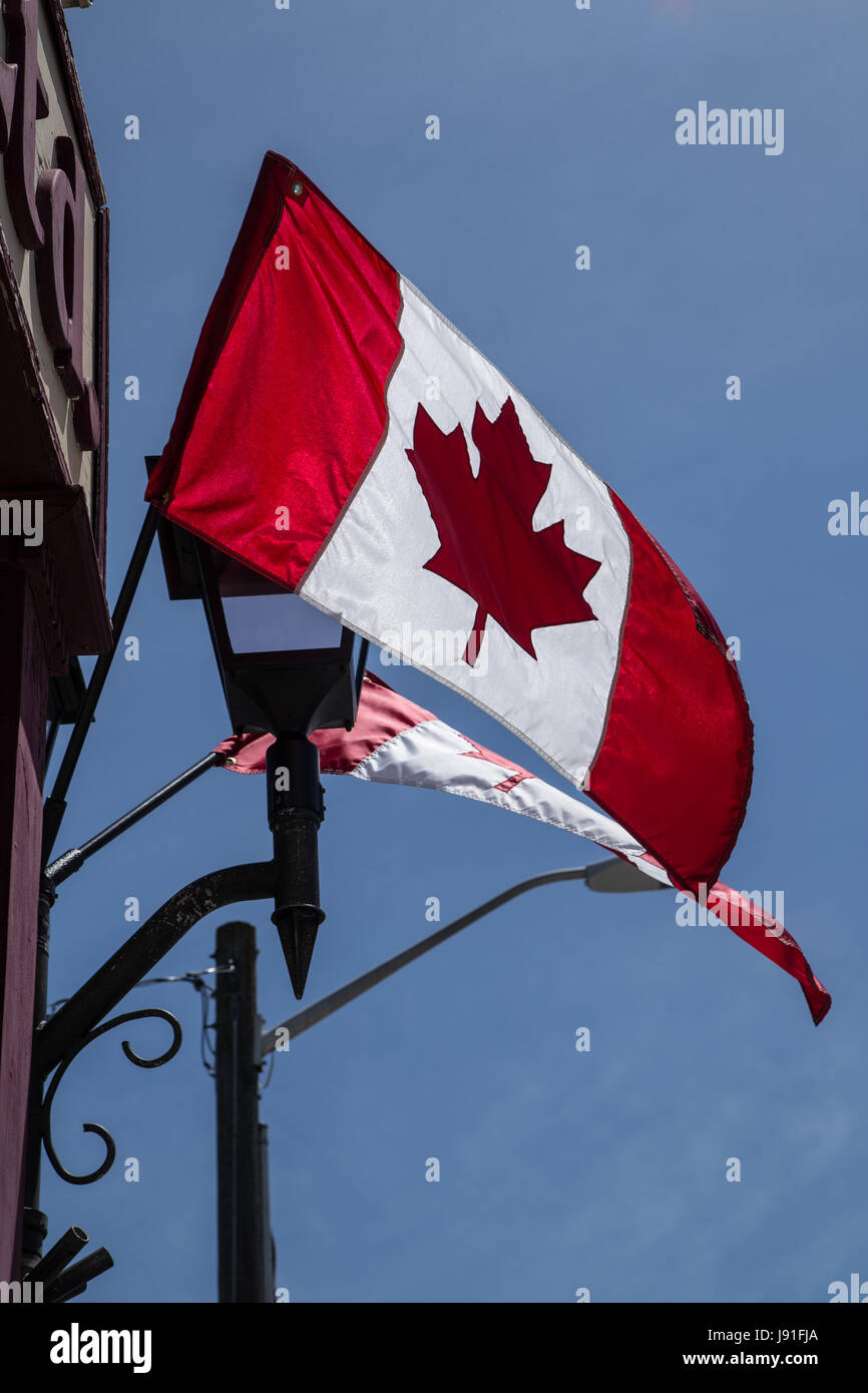 Canada flag maple leaf hi-res stock photography and images - Alamy