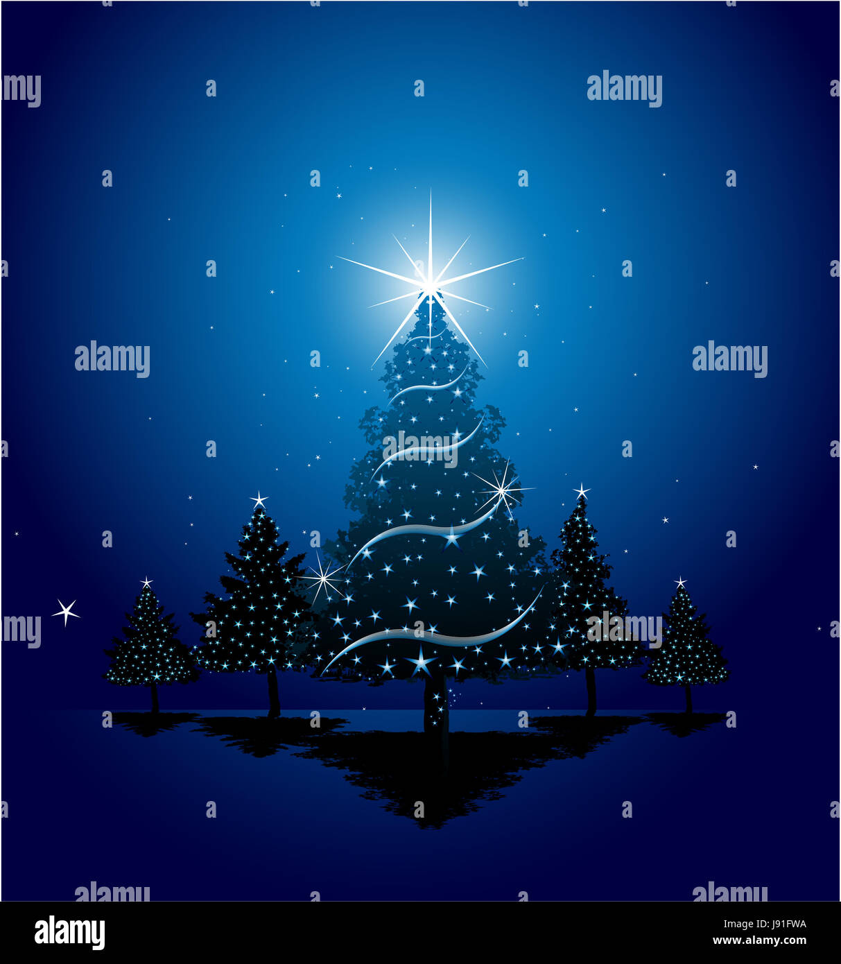 blue, house, building, greeting, holiday, colour, tree, winter, green ...