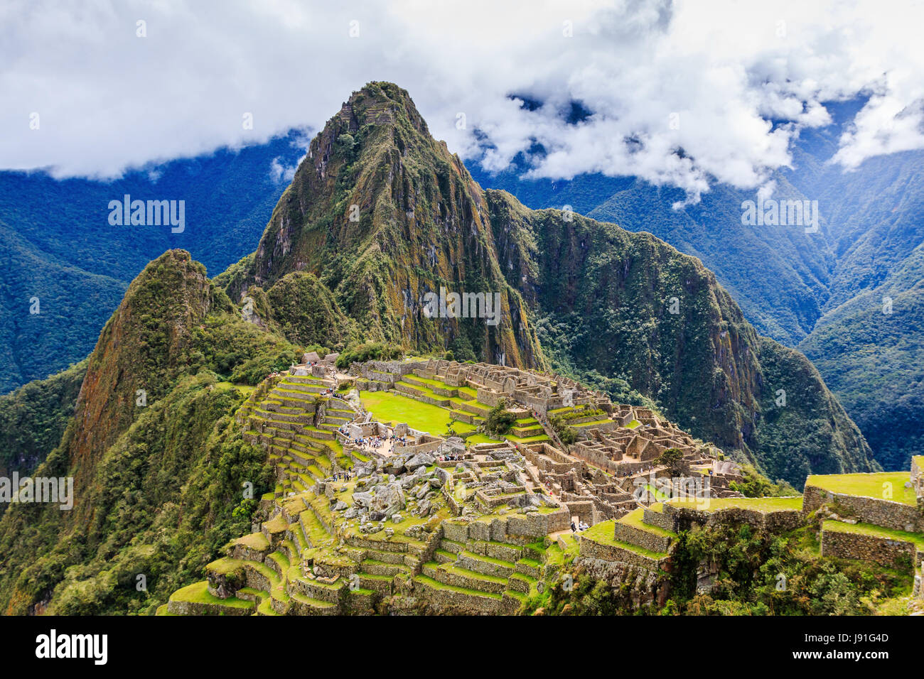 Machu Picchu, Peru. UNESCO World Heritage Site. One of the New Seven ...