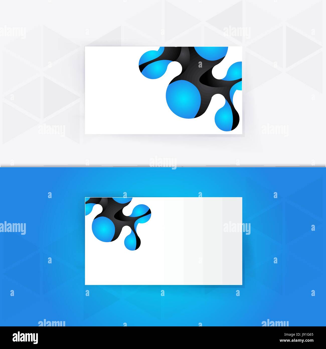 Abstract blank name card template for business artwork. eps 10 Stock ...