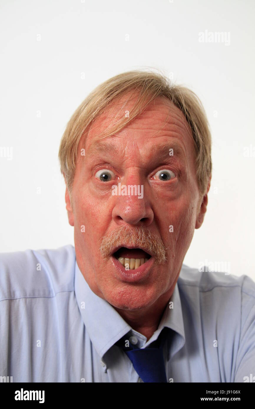 Man startled hi-res stock photography and images - Alamy
