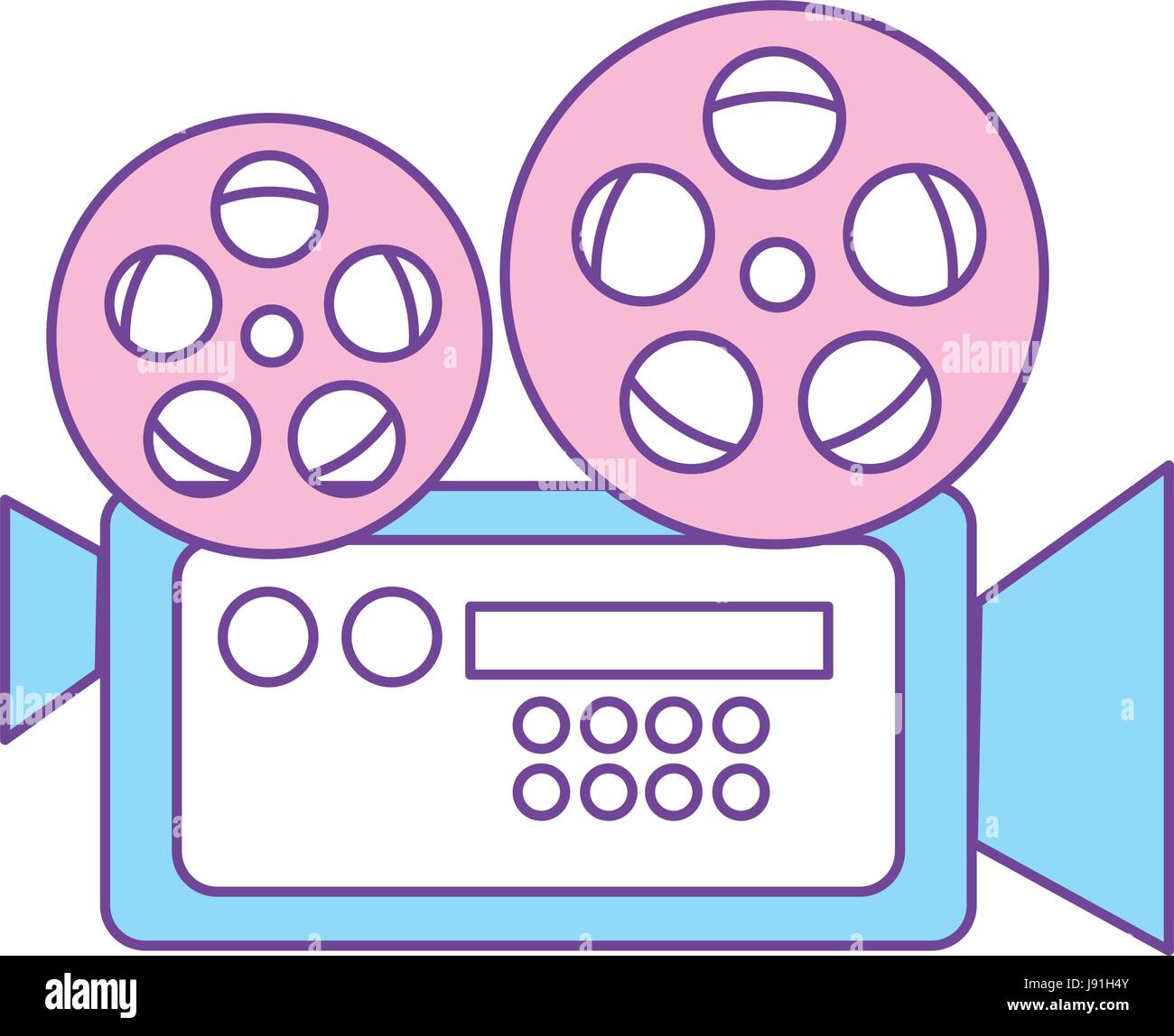 Movie camera projection scene hi-res stock photography and images - Alamy