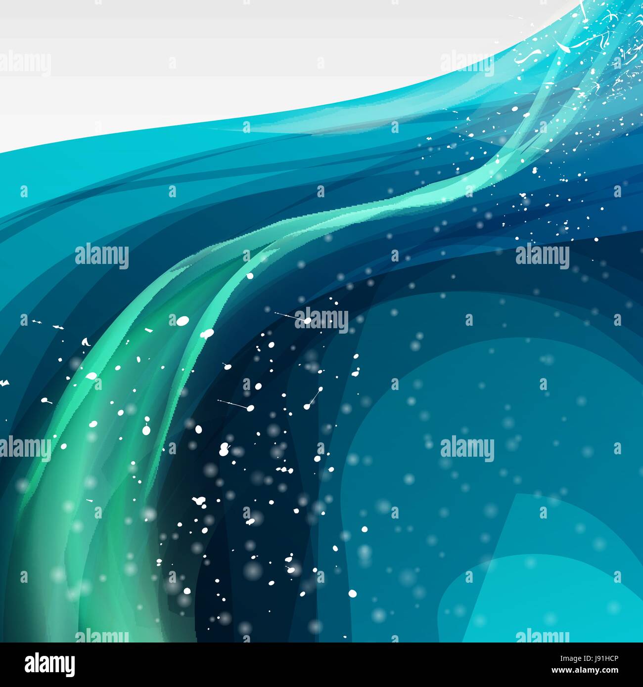 Vector minimal curve liquid spark wave set background with shadow and ...