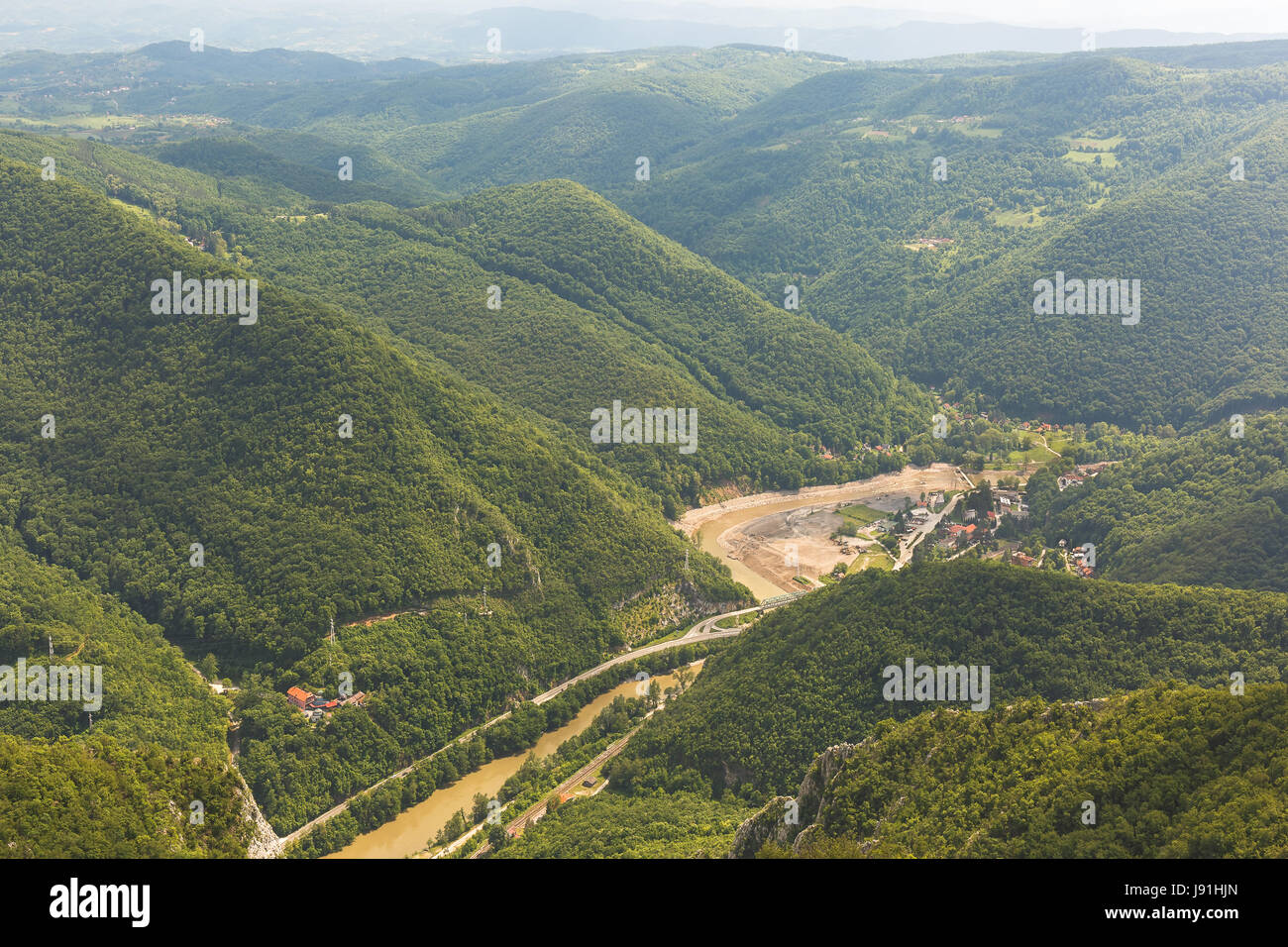 Ovcar Banja spa Stock Photo - Alamy
