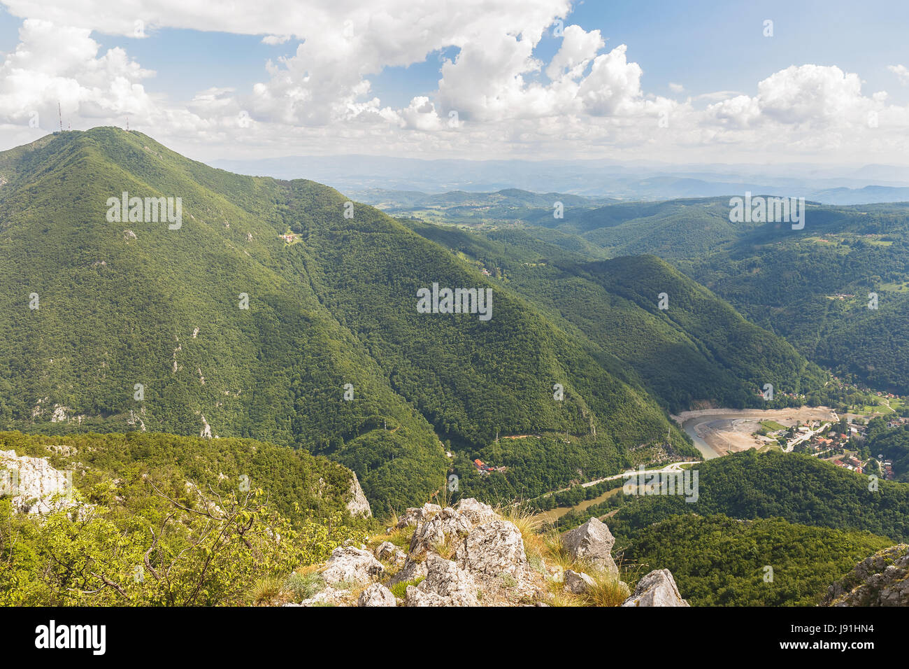 Ovcar Banja spa Stock Photo - Alamy