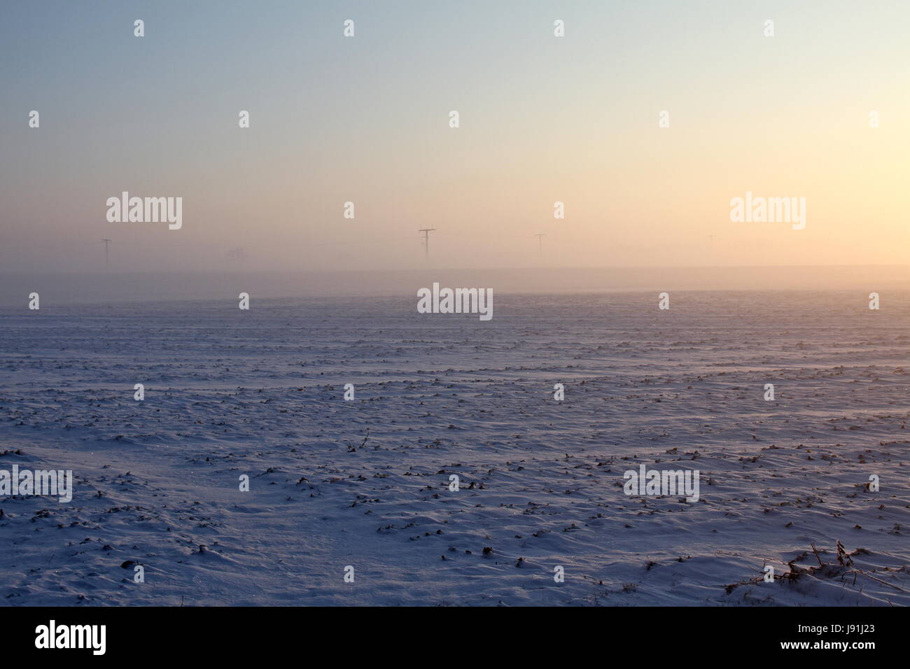 blue, winter, cold, sunlight, firmament, sky, snow, scenery ...