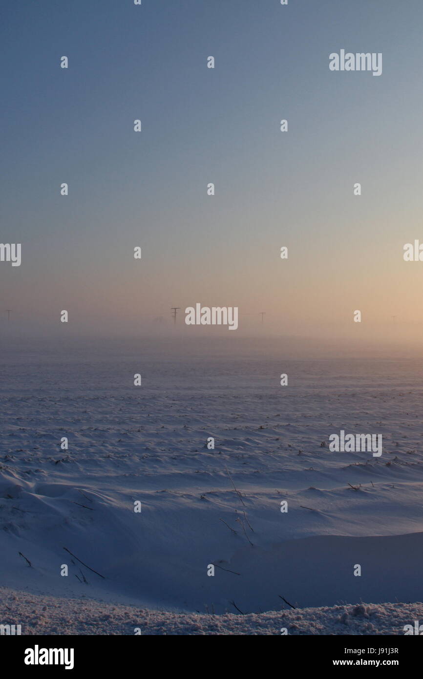 blue, winter, cold, sunlight, firmament, sky, snow, scenery ...