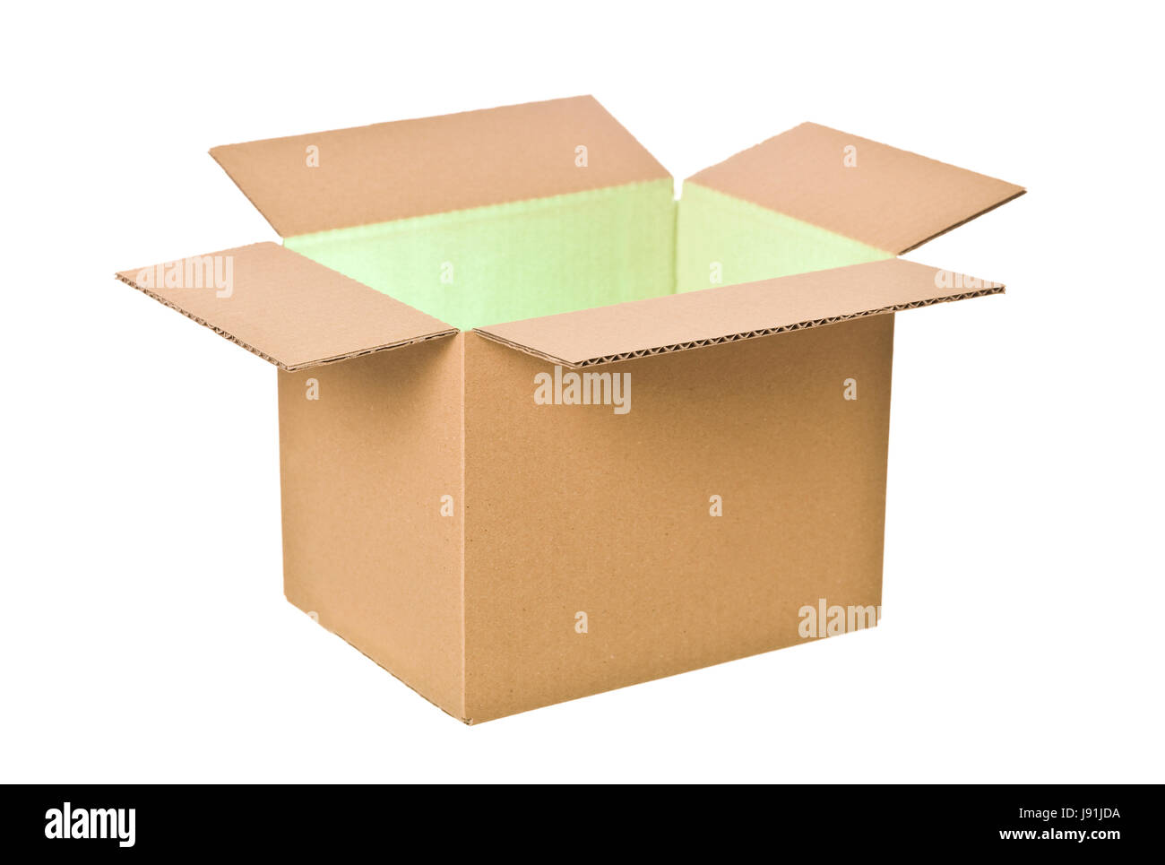 isolated, open, package, container, box, boxes, cardboard box, uncap ...