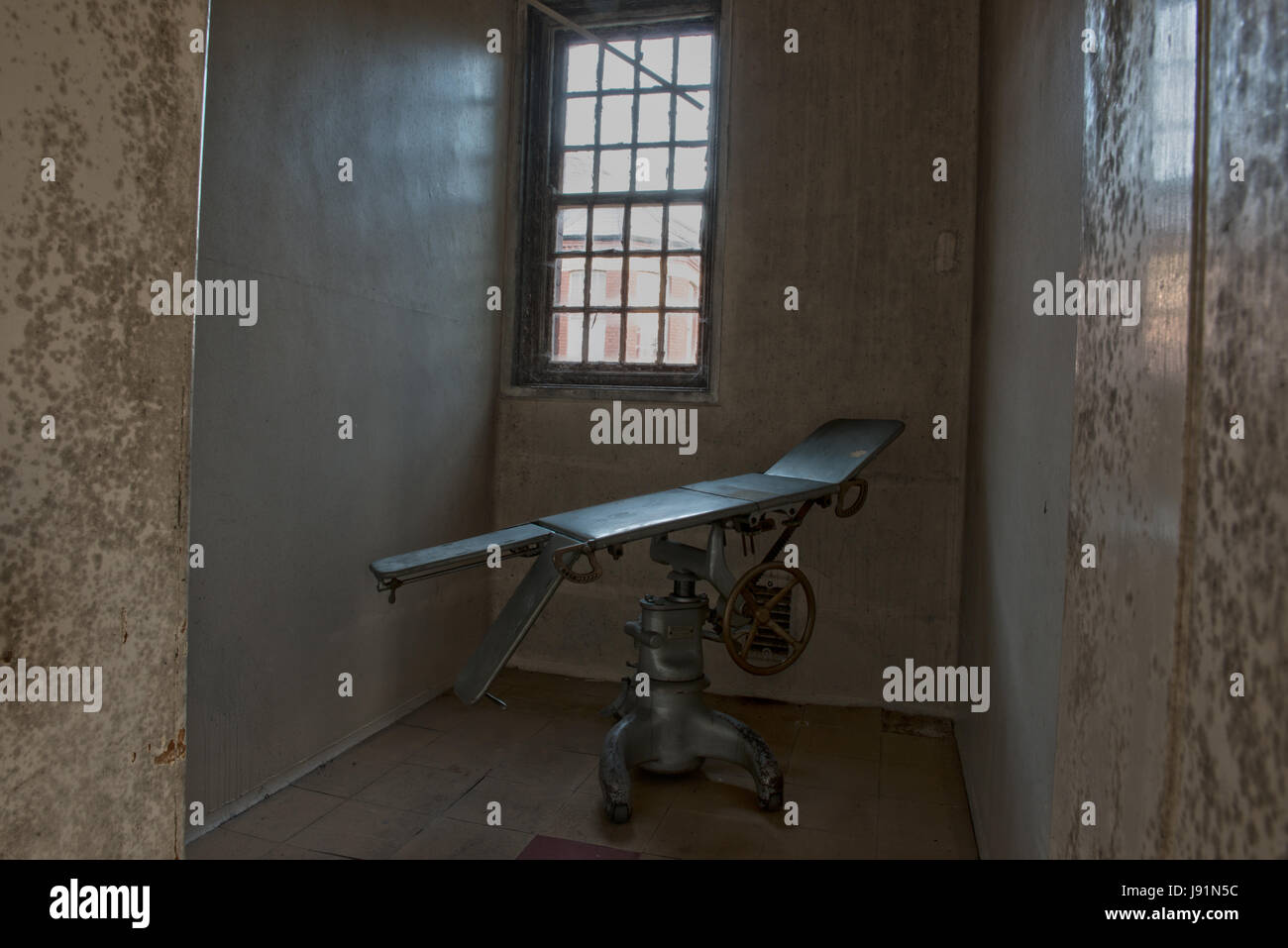 Permission visit to the unused section of Saint Cadoc's Hospital ...