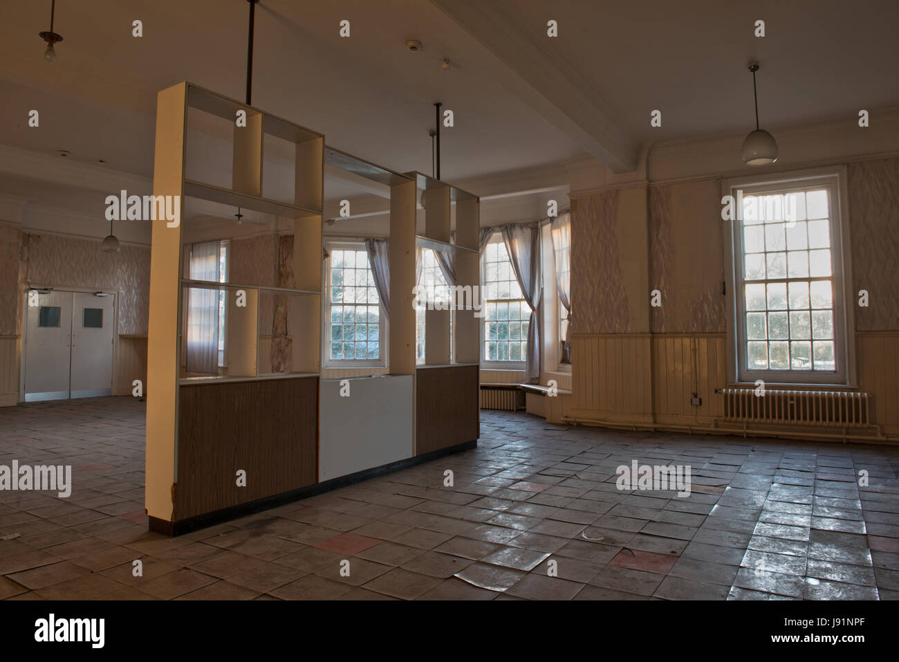 Permission visit to the unused section of Saint Cadoc's Hospital ...