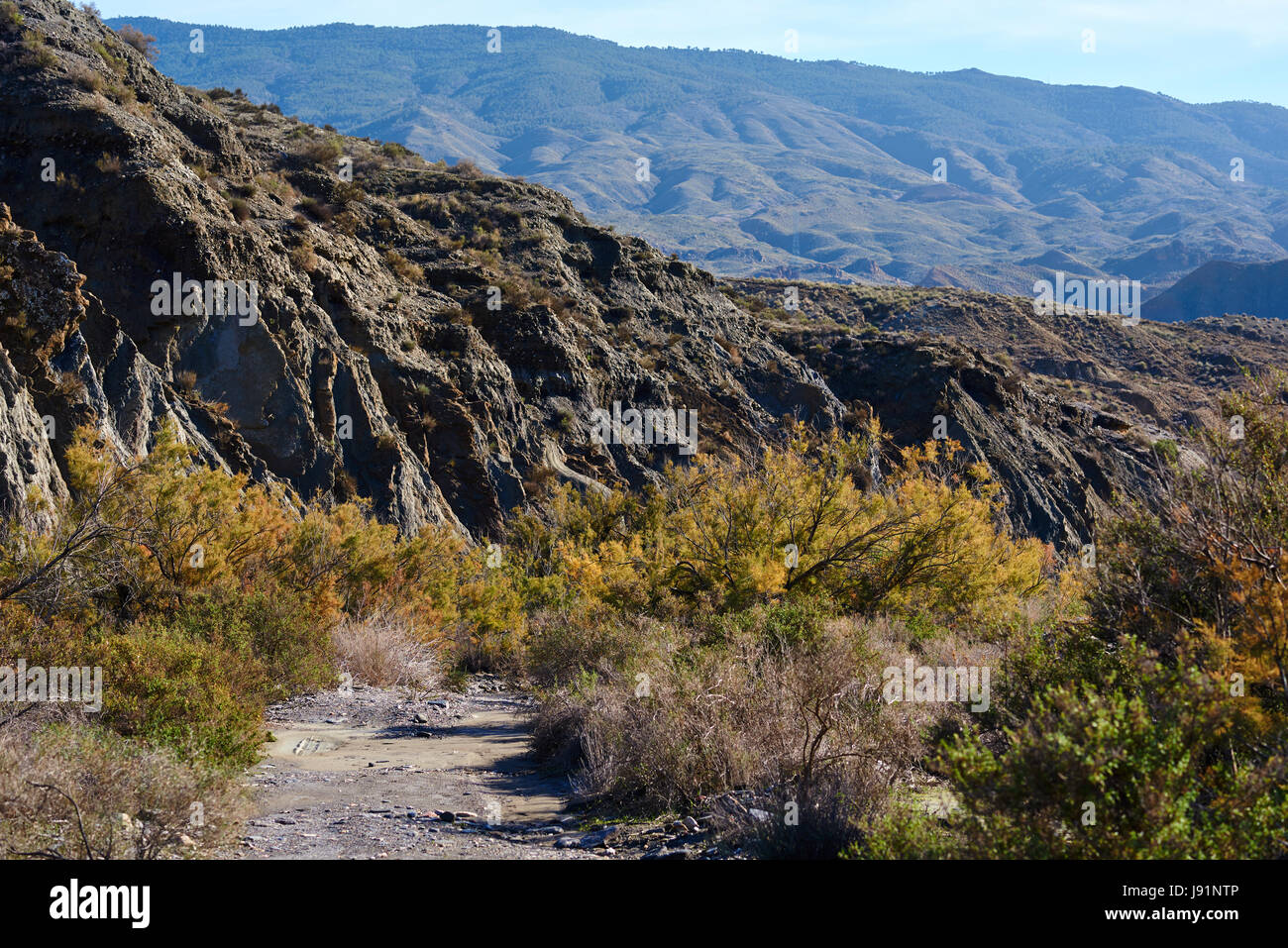 Tabernas Desert, one of the most unique deserts of the world. The only ...
