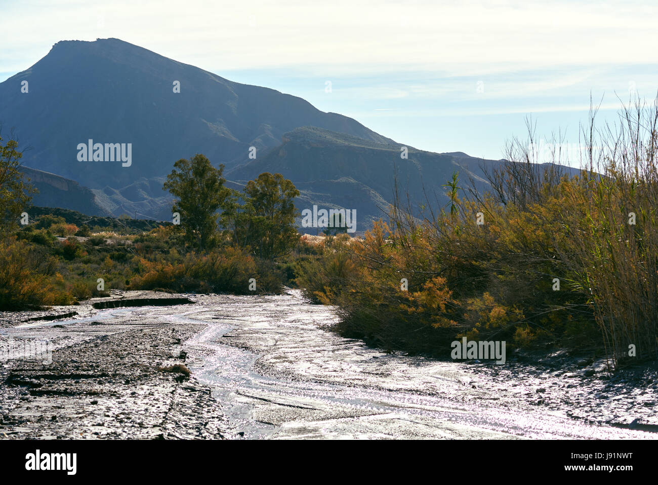 Tabernas Desert, one of the most unique deserts of the world. The only ...