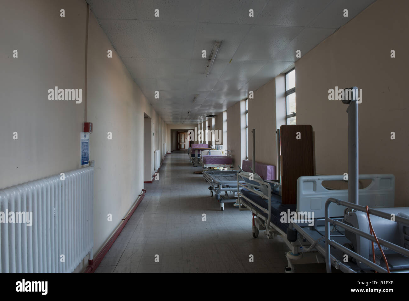 Permission visit to the unused section of Saint Cadoc's Hospital ...