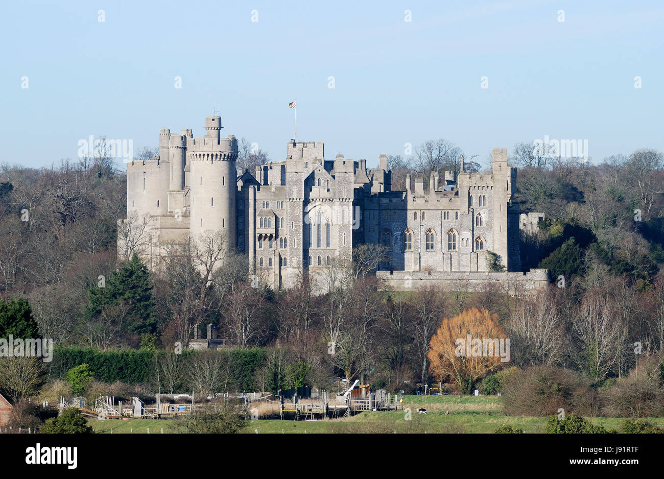 tower, buildings, england, fortification, castle, turret, chateau ...