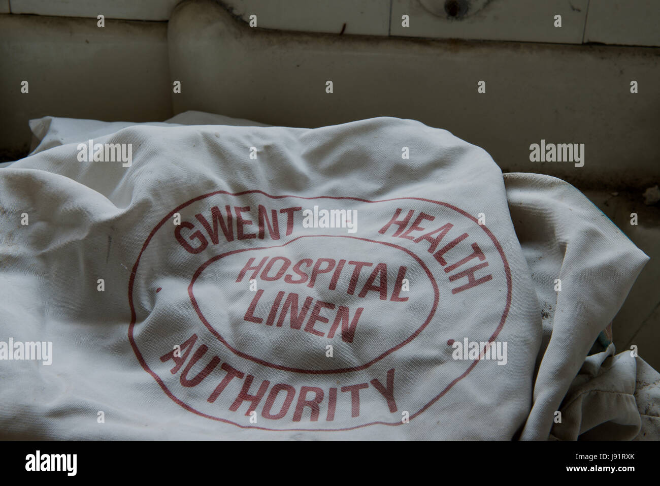 Permission visit to the unused section of Saint Cadoc's Hospital ...