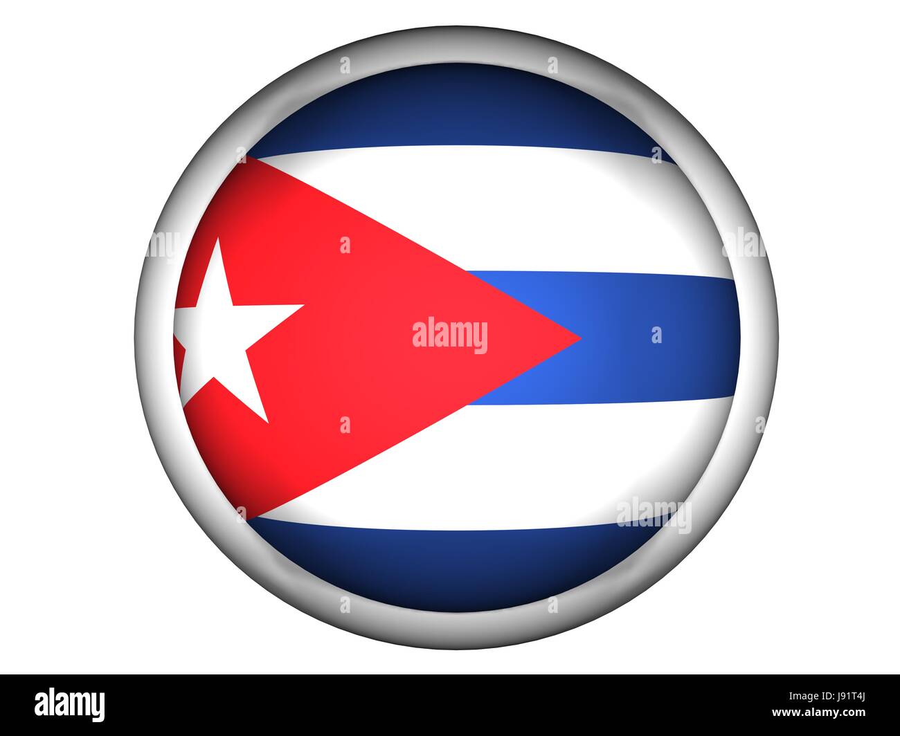 Cuba flag circle hi-res stock photography and images - Alamy
