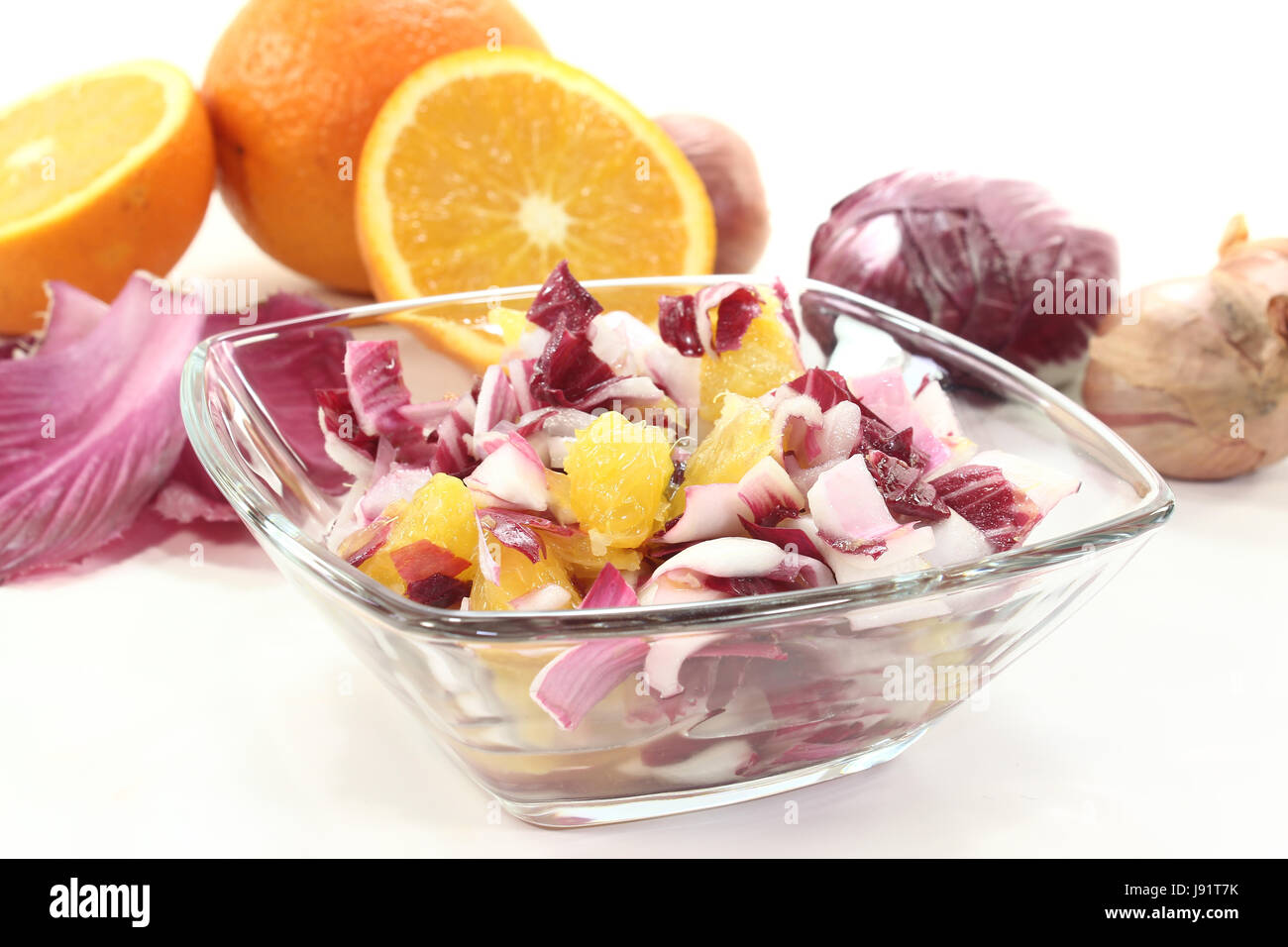food, dish, meal, oranges, slim down, lose weight, starter, chicory ...