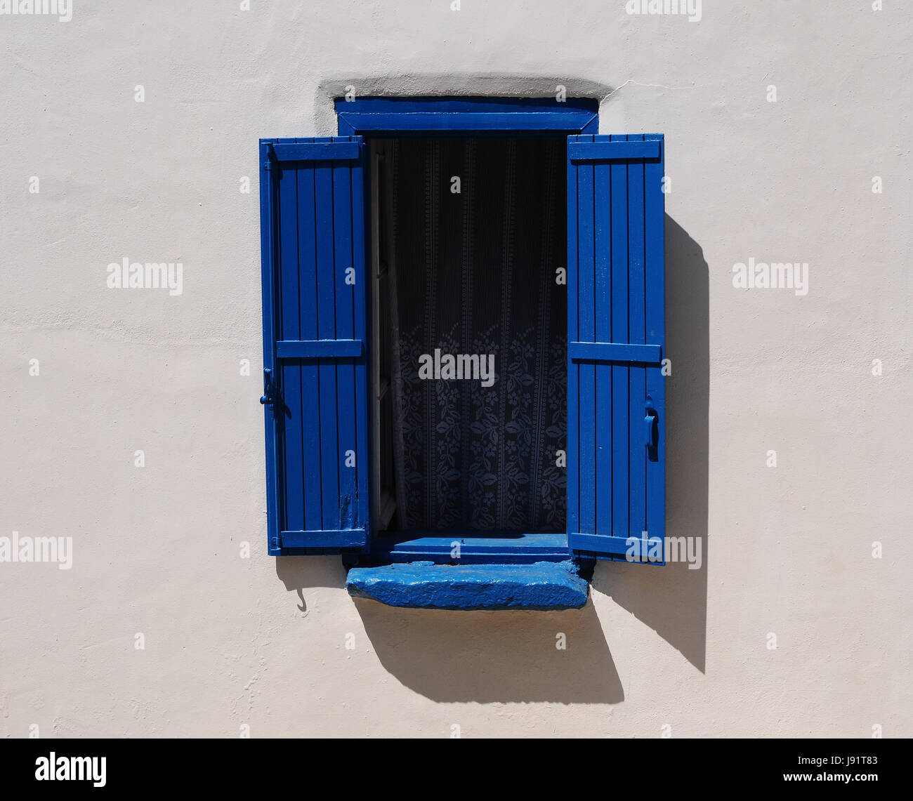 window in greece Stock Photo - Alamy