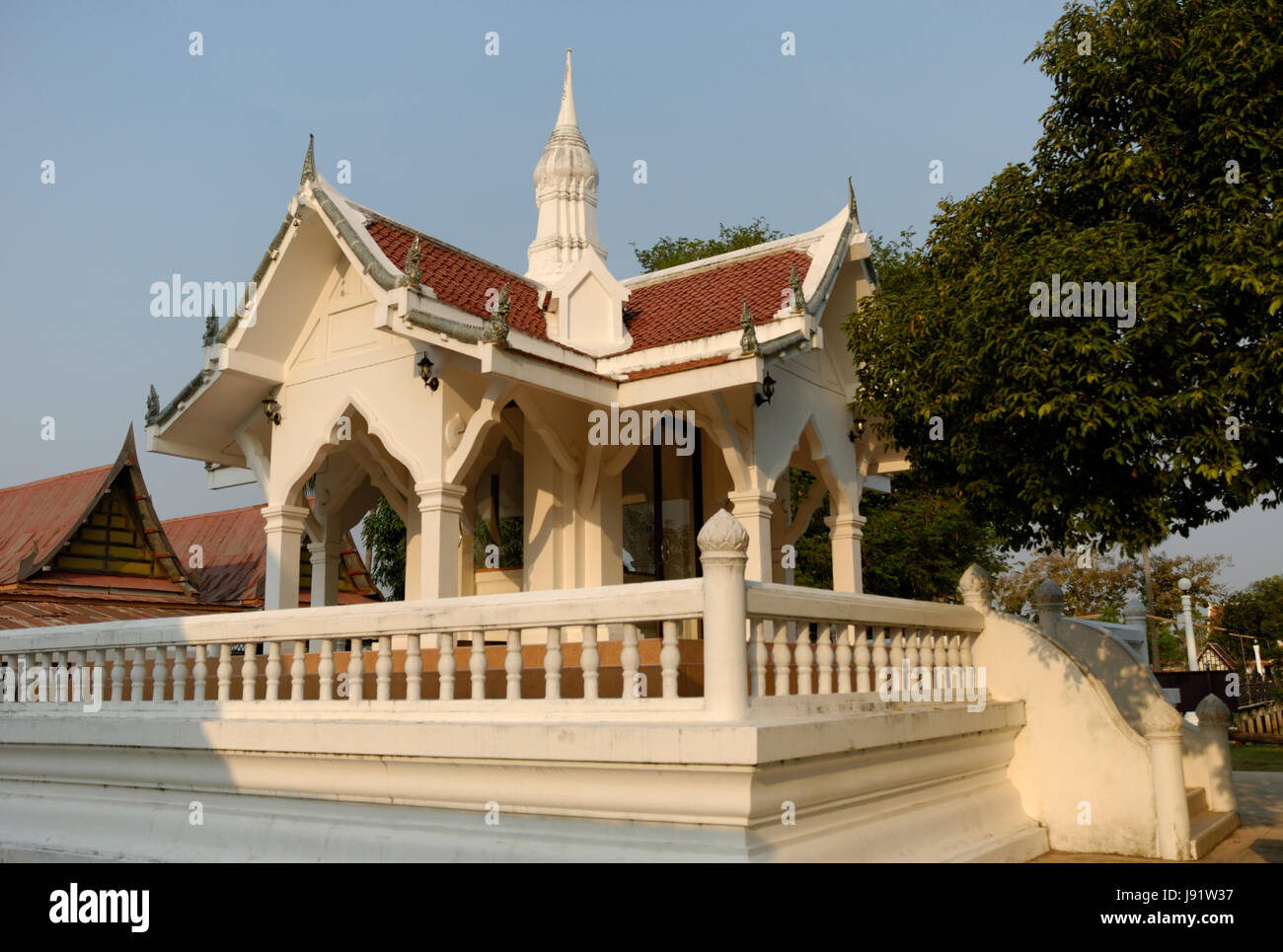 temple, thailand, pavilion, balustrade, thai, gazebo, temple, asia ...