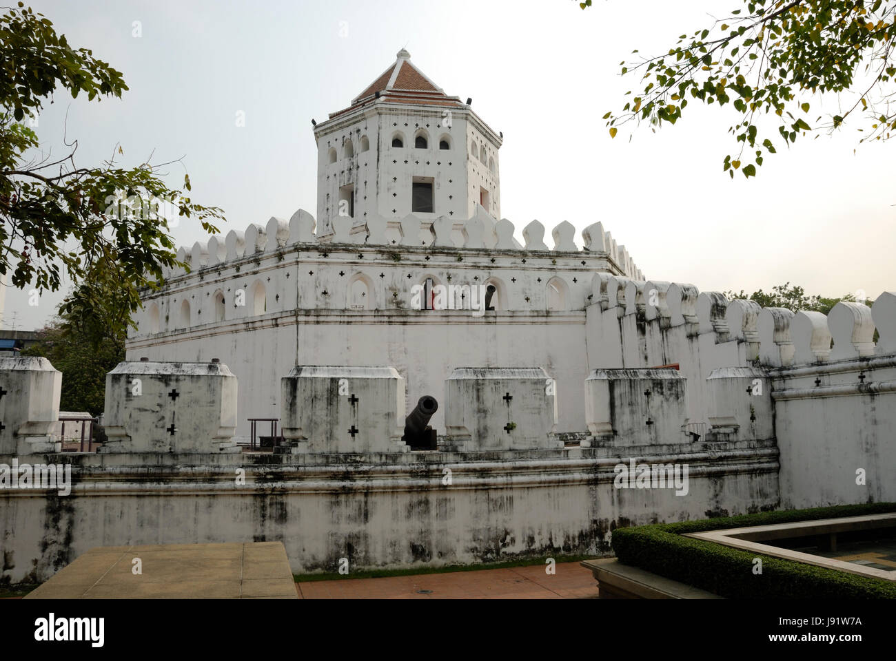 tower, thailand, bangkok, fortress, blockhouse, defence work, tower ...