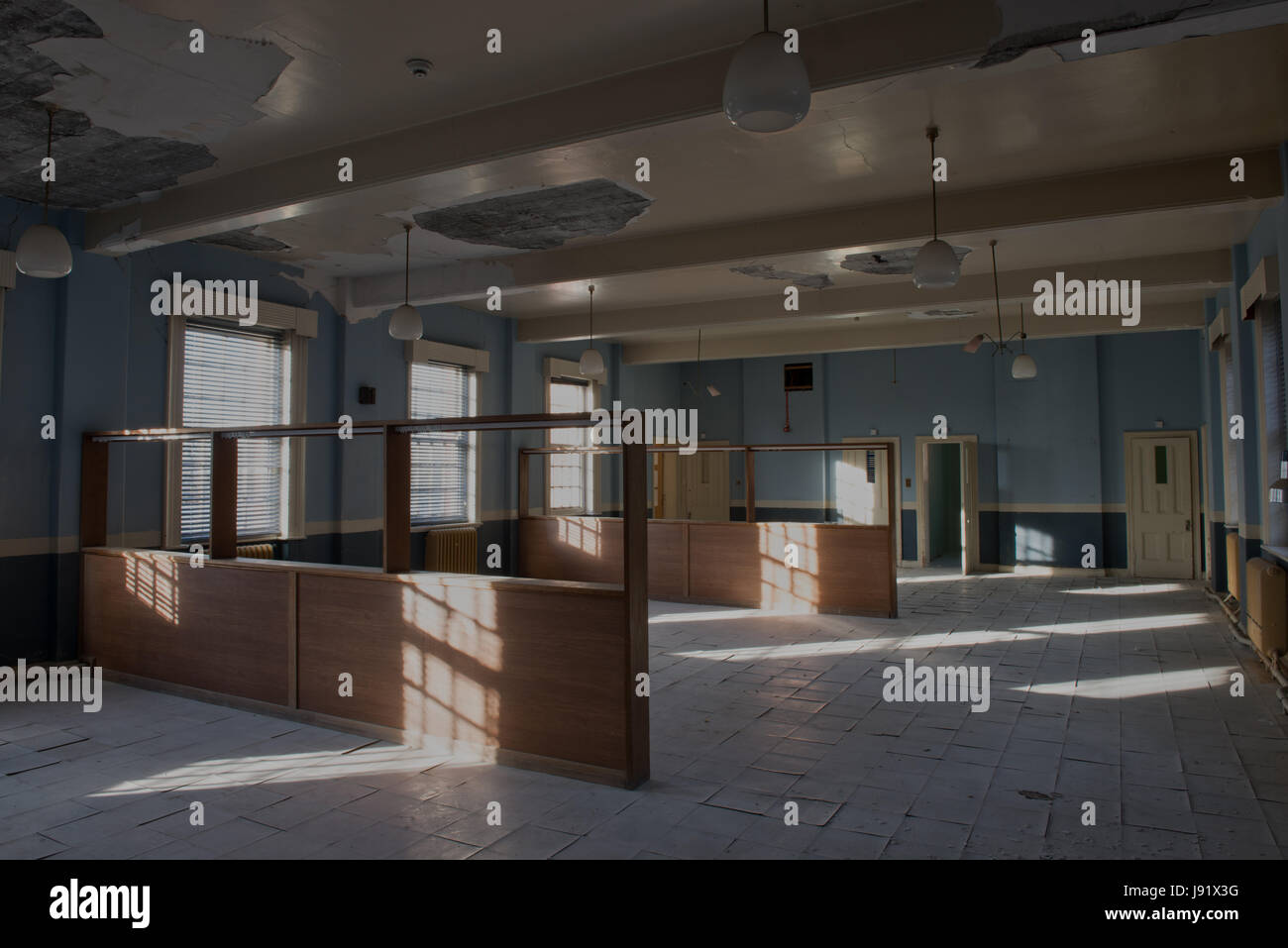 Permission visit to the unused section of Saint Cadoc's Hospital ...