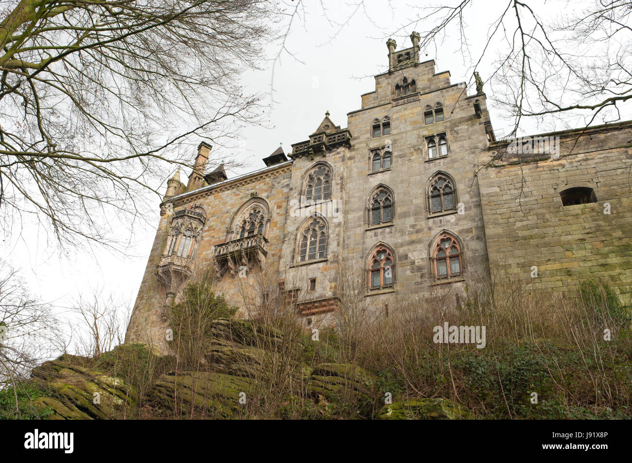 germany, german federal republic, medieval, castle, ancient, chateau ...