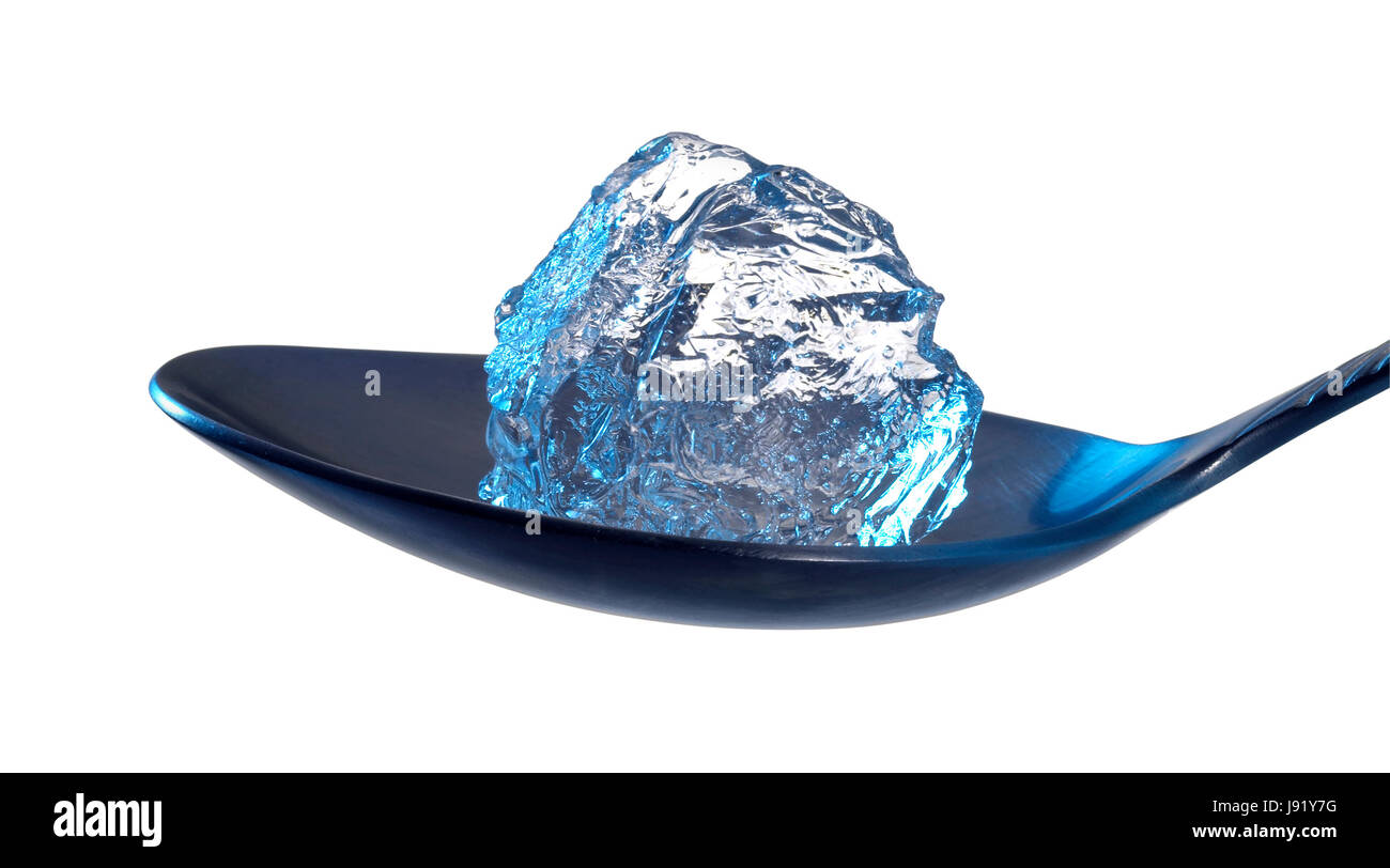 ice piece and spoon Stock Photo - Alamy