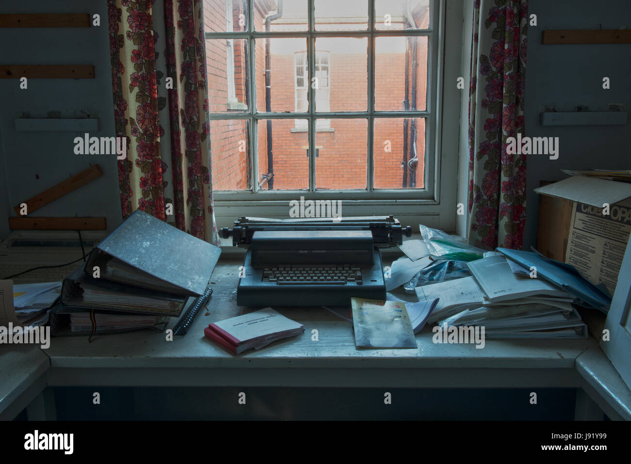 Permission visit to the unused section of Saint Cadoc's Hospital ...