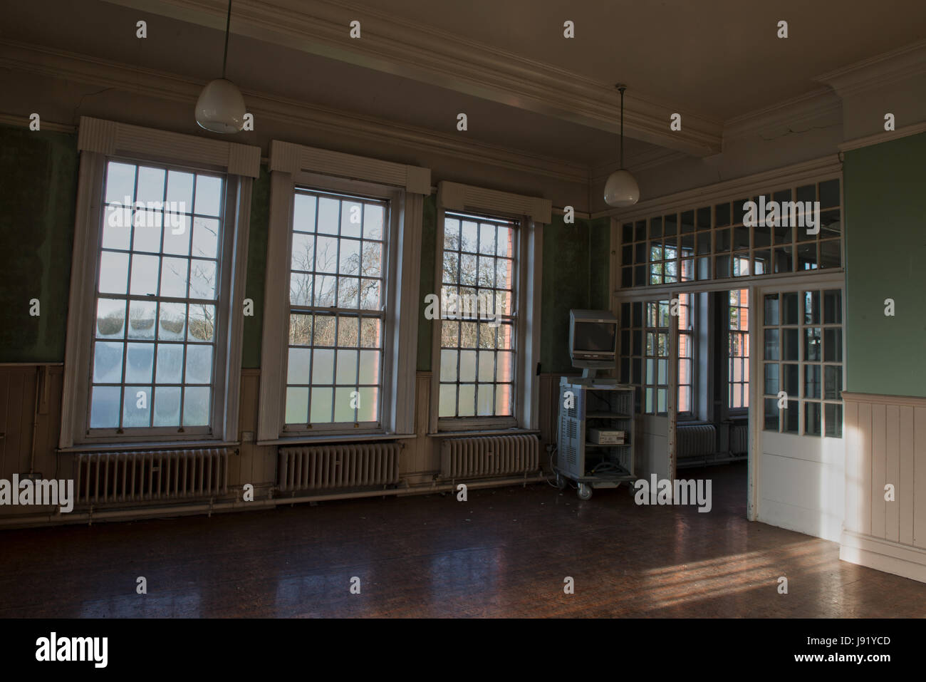 Permission visit to the unused section of Saint Cadoc's Hospital ...